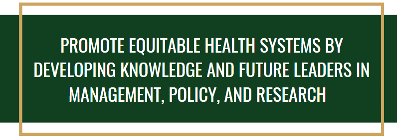 Department of Health Management and Policy